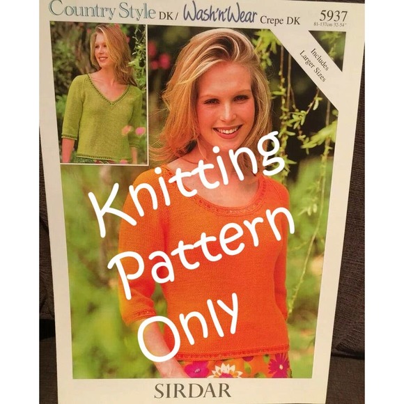 Sirdar | Art | New Sirdar 5937 Country Style Dk Wash N Wear Crepe ...